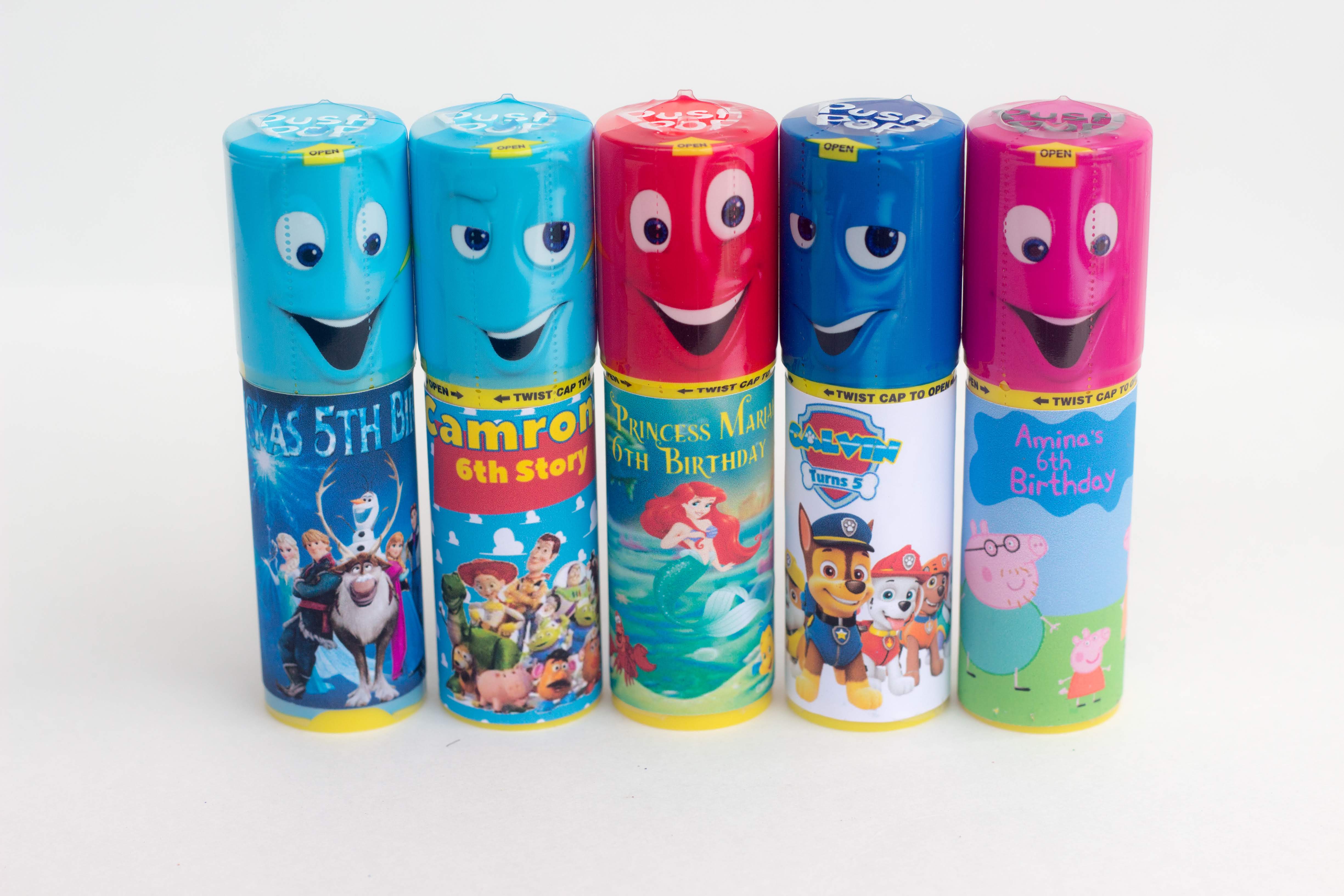 Custom Theme Push Pops – Event Masters